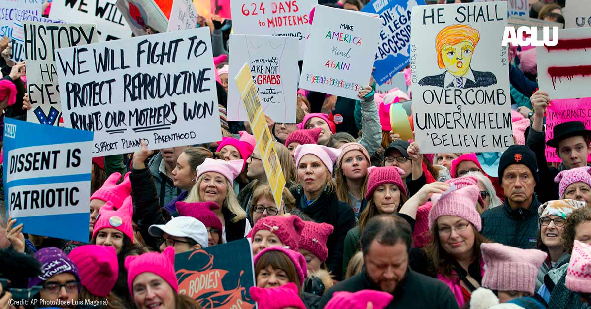 The National Archives Doctored A Women’s March Photo Critical of Trump ...