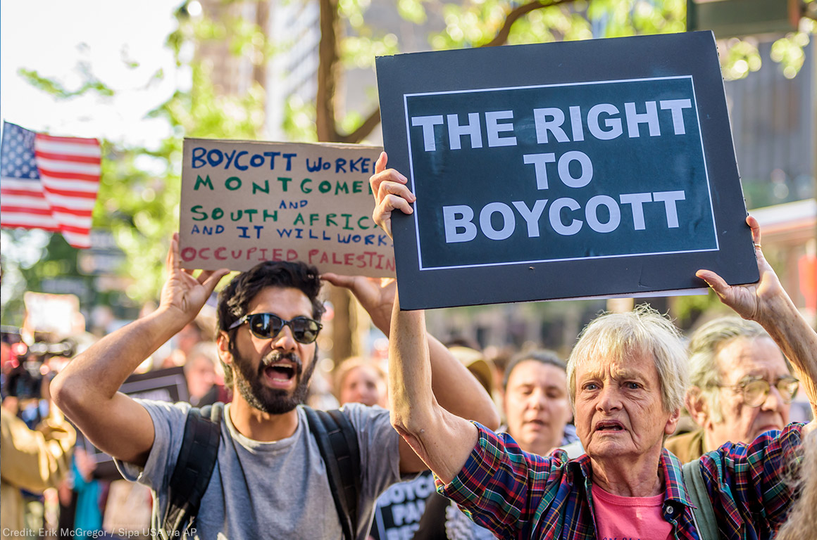 With The Right To Boycott Under Attack Some Members Of Congress Are