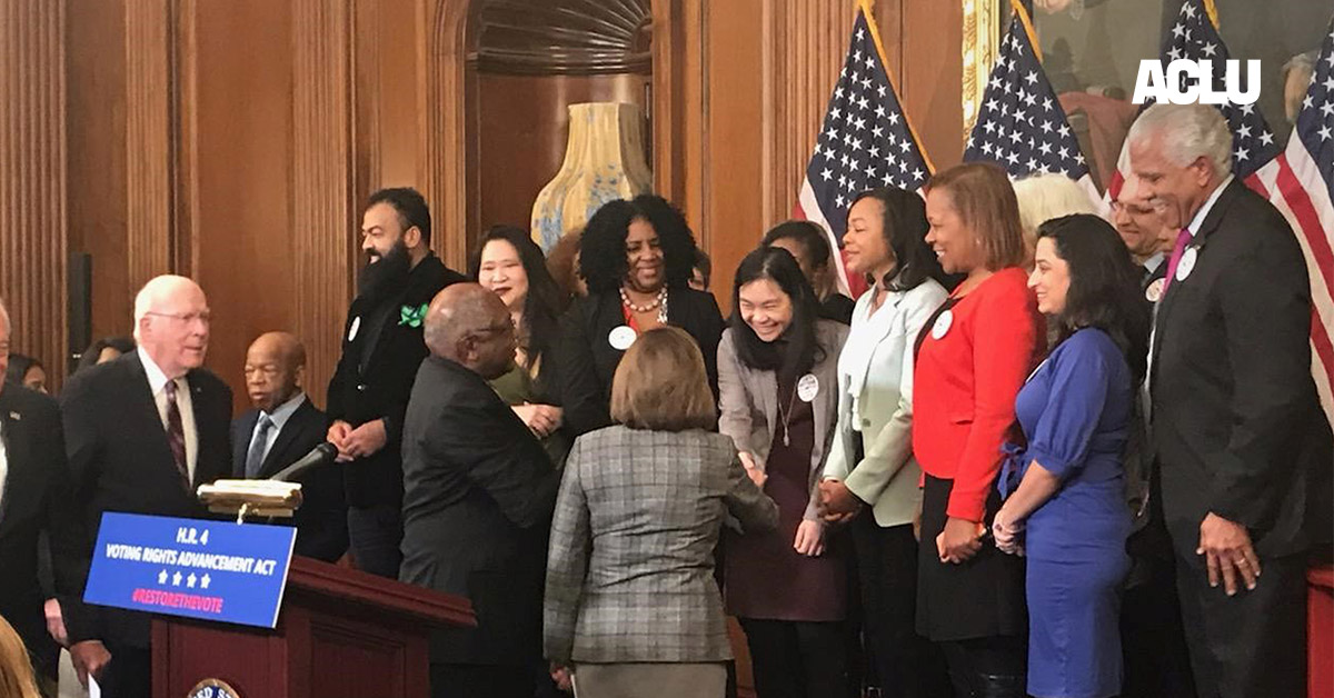Congress Must Act to Protect the Right to Vote | ACLU