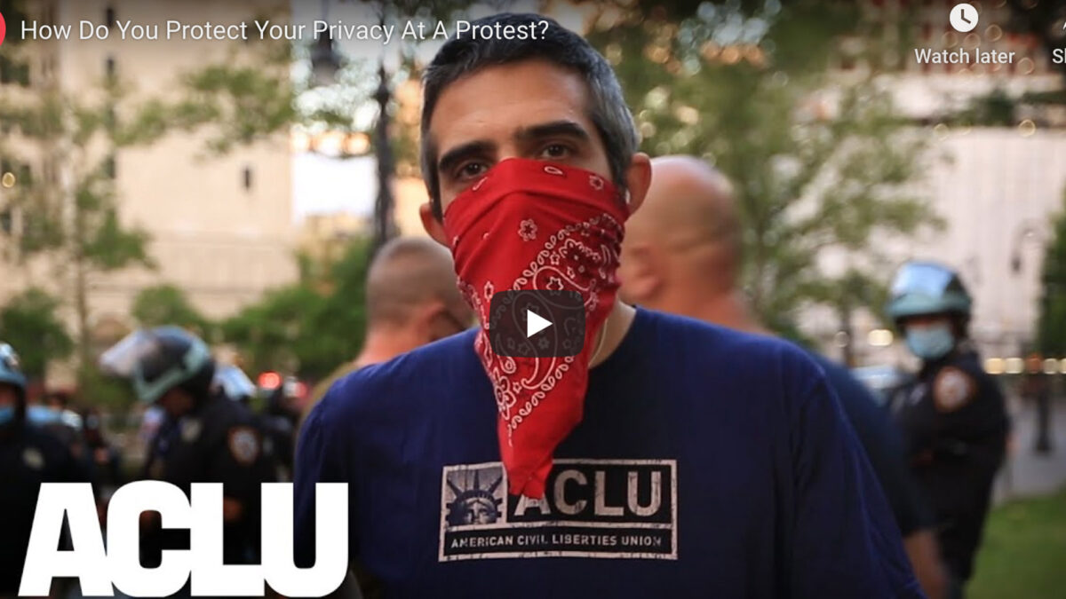 Know Your Rights While Protesting Police Brutality | ACLU