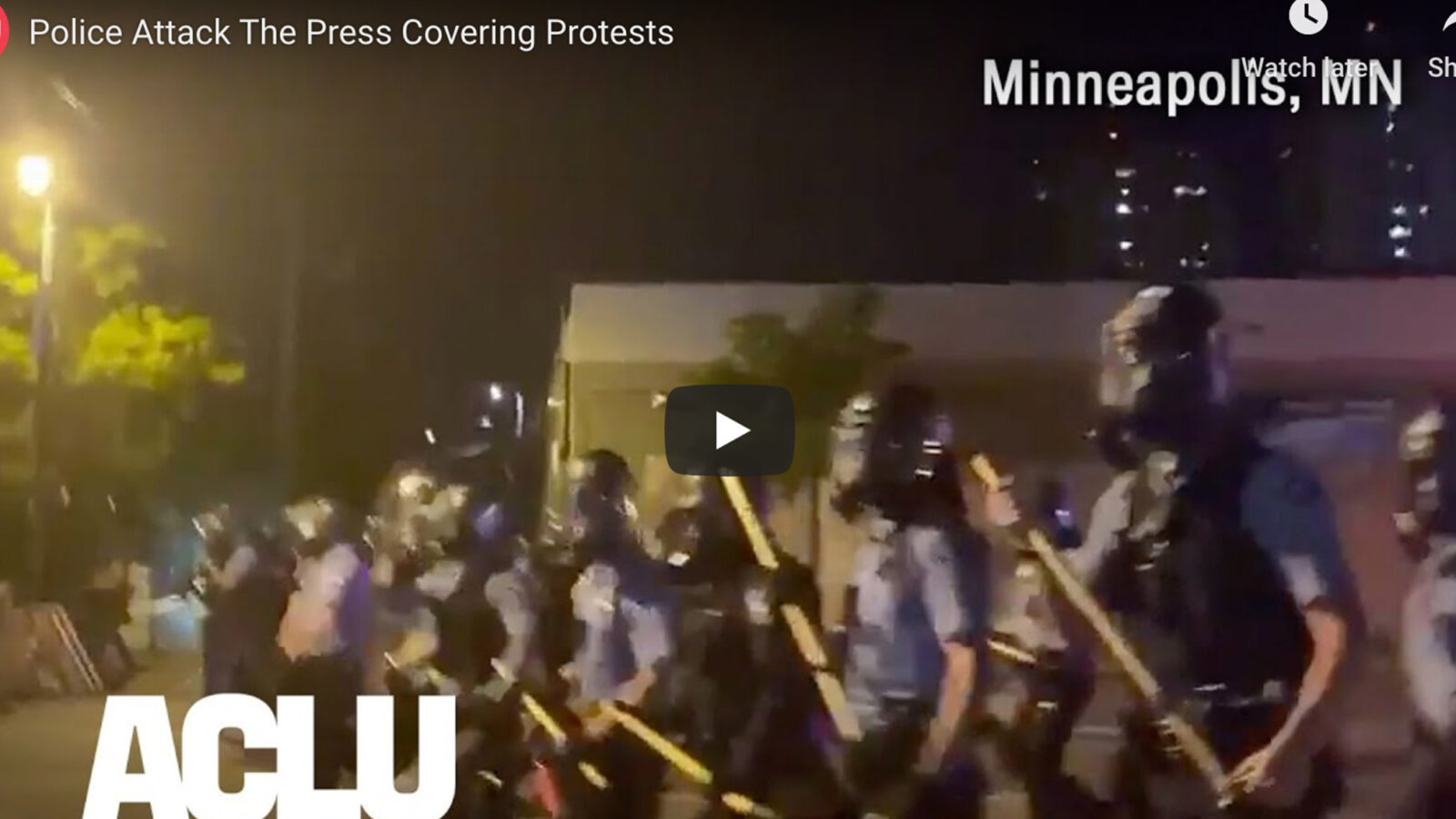 The Law Enforcement Violence Trump Won’t Talk About | ACLU