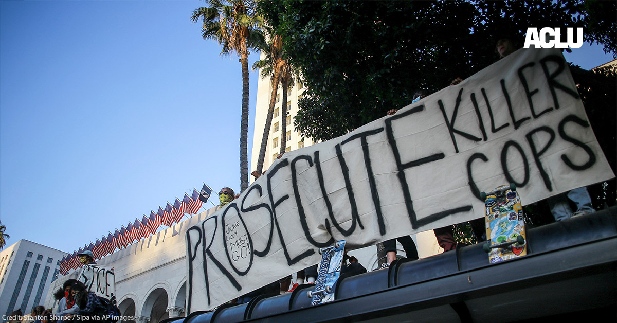 Why Prosecutors Keep Letting Police Get Away With Murder | ACLU