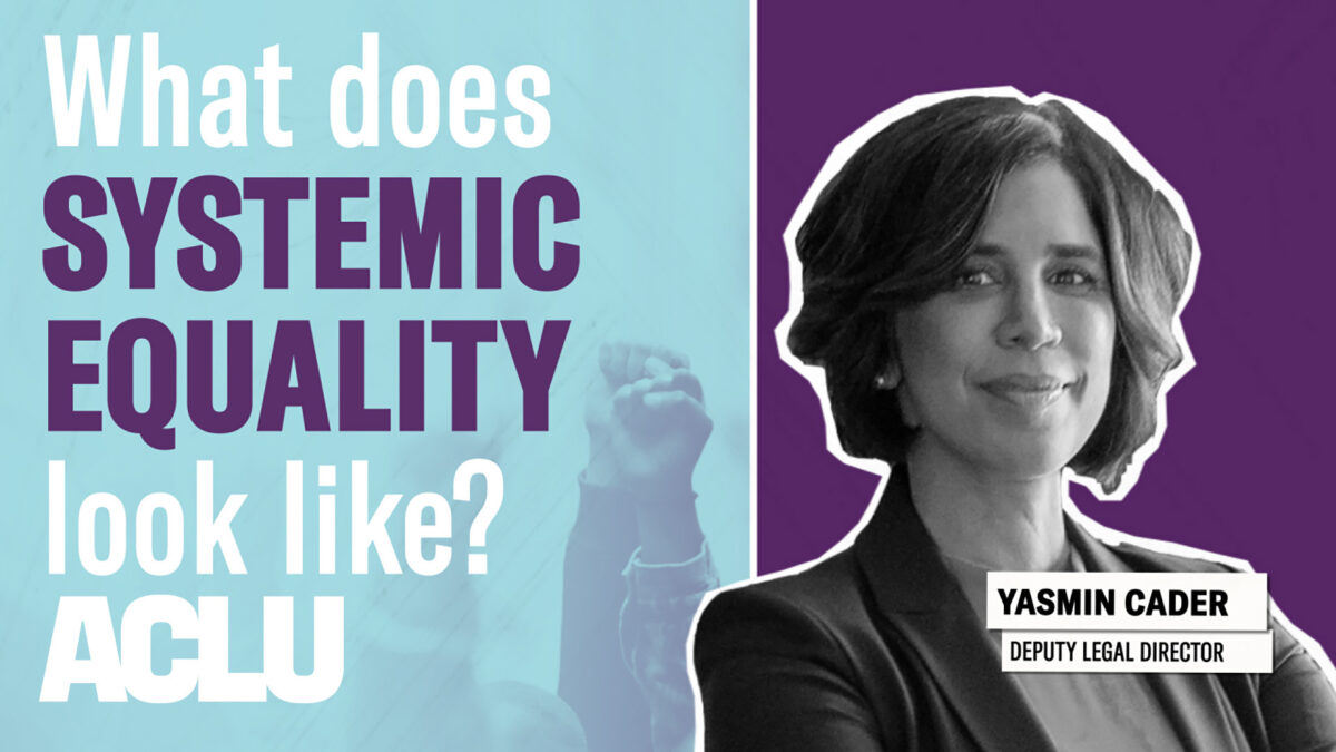 Systemic Equality: Equal Access, Better Futures | American Civil ...