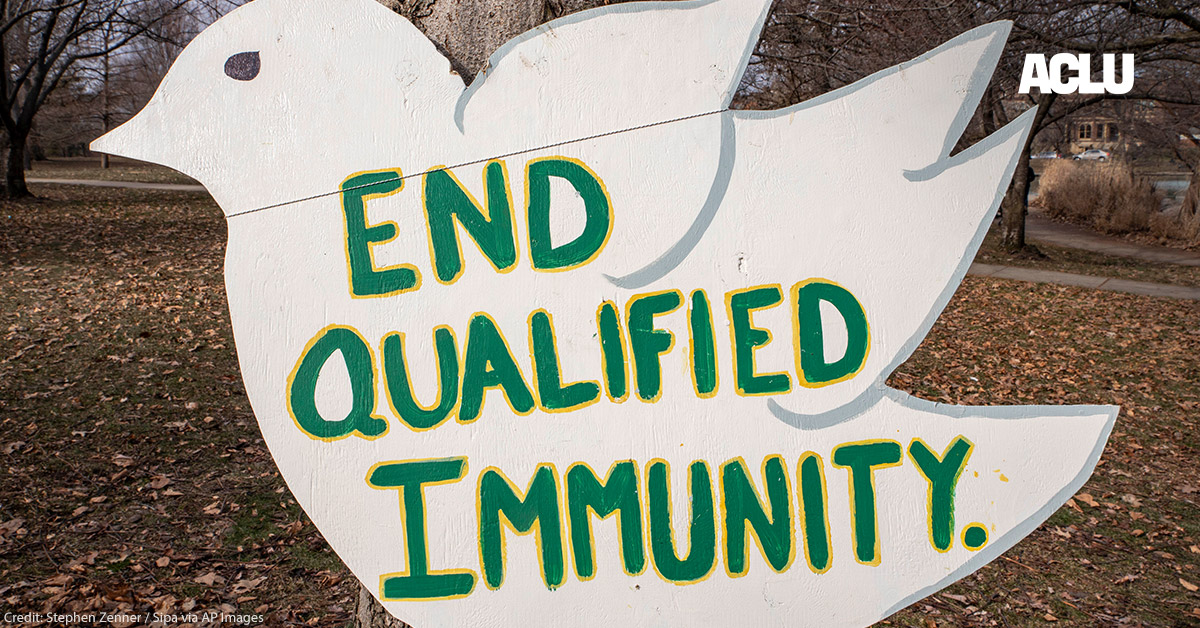 We Must Abolish Qualified Immunity to Prevent Further Police Harm ...