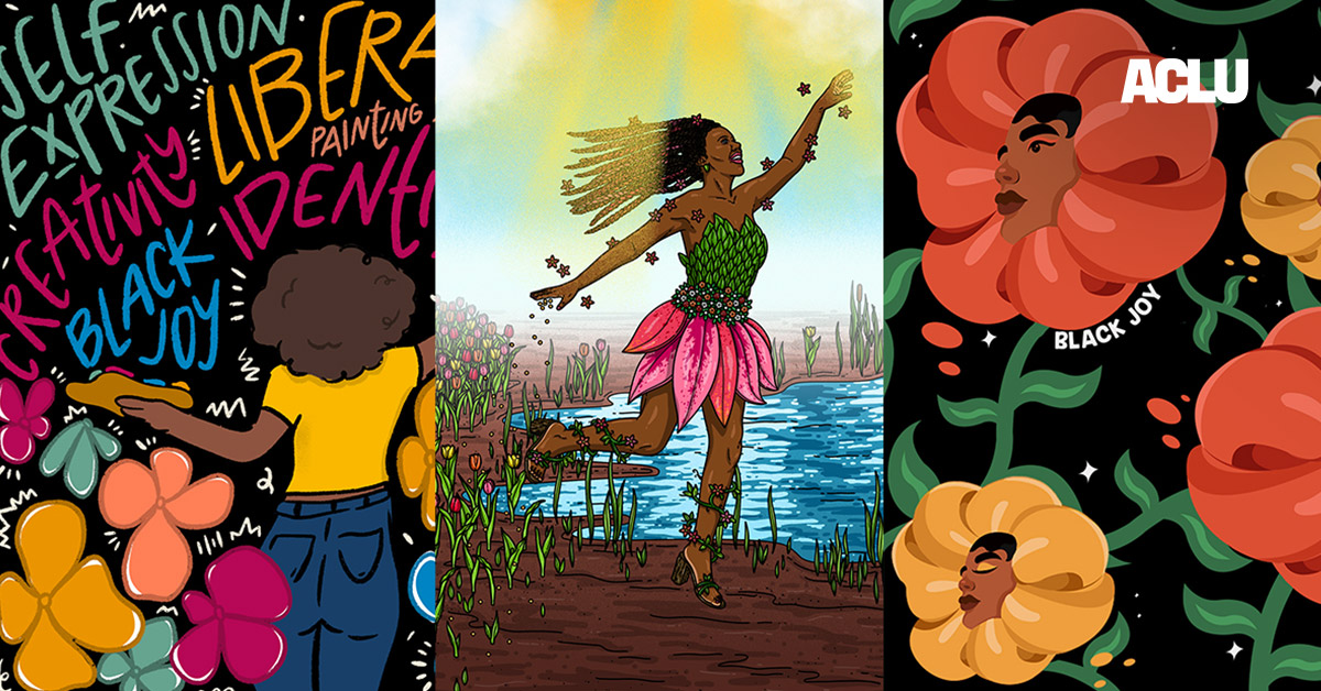 Three Artists Explain and Visualize What Black Joy Means to Them | ACLU
