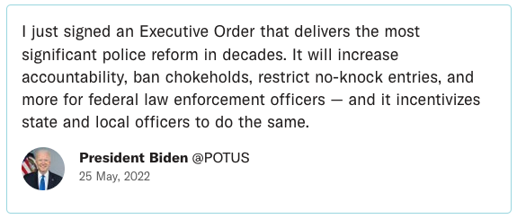 The Biden Administration’s Executive Order on Policing is a Foundation ...