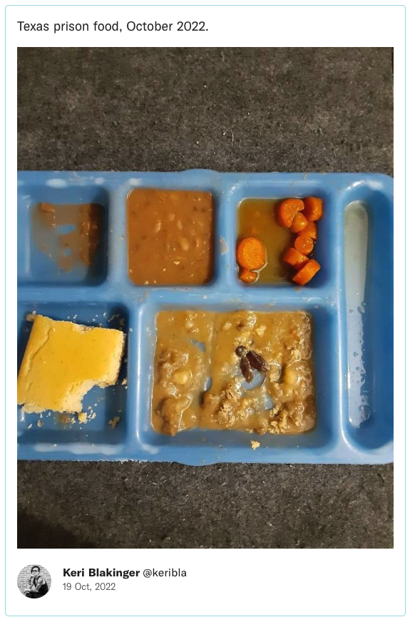 Two Cups of Broth and Rotting Sandwiches: The Reality of Mealtime in Prisons and Jails | ACLU